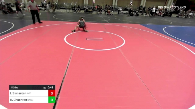 113 lbs 3rd Place - Isaiah Sisneros, Lakewood vs Korbin Chuchran ...