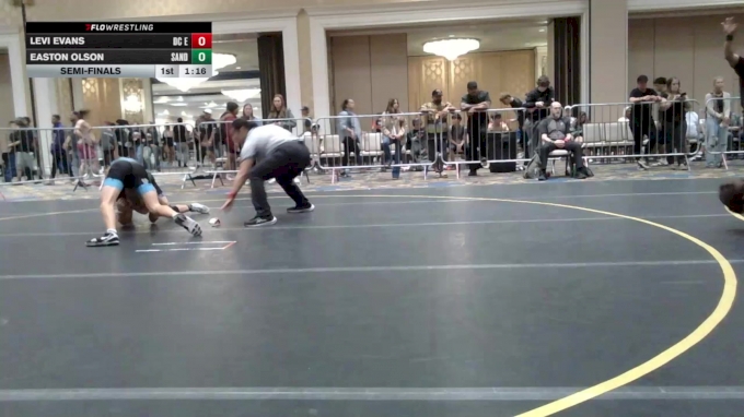 113 lbs Semifinal - Levi Evans, DC Elite vs Easton Olson, Sanderson Wr Ac
