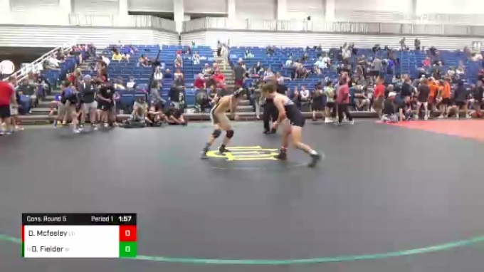 129 lbs Cons. Round 5 - David Fielder, Hanover-Horton vs Dominic ...