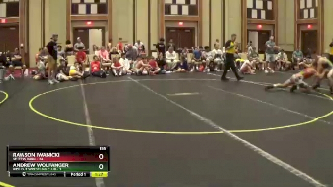 155 lbs Semis & 1st Wrestleback (8 Team) - Rawson Iwanicki, Smittys ...