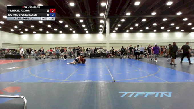 150 lbs Cons. Round 4 - Ezekiel Adams, GA vs Joshua Stonebraker, NC