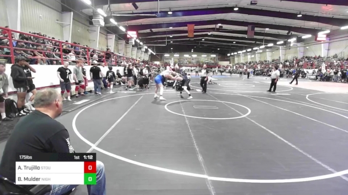 175 lbs Quarterfinal - Aiden Trujillo, Stout Wrestling Academy vs Brock ...