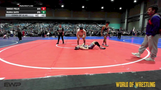 135 lbs Consi Of 32 #2 - Diego Felix, Hyperbolic vs Ruika Sato, Apollo ...