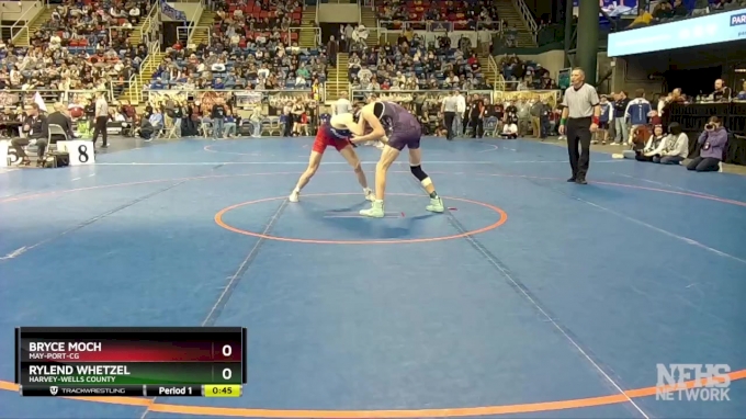 152 lbs Cons. Round 1 - Rylend Whetzel, Harvey-Wells County vs Bryce ...