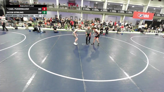 16U Boys - 132 lbs Champ. Round 2 - Mason Smith, Legacy Wrestling vs ...