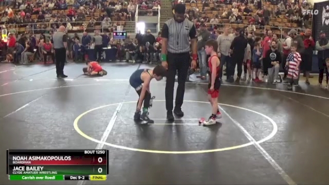 53 lbs Cons. Round 1 - Noah Asimakopoulos, Boardman vs Jace Bailey ...