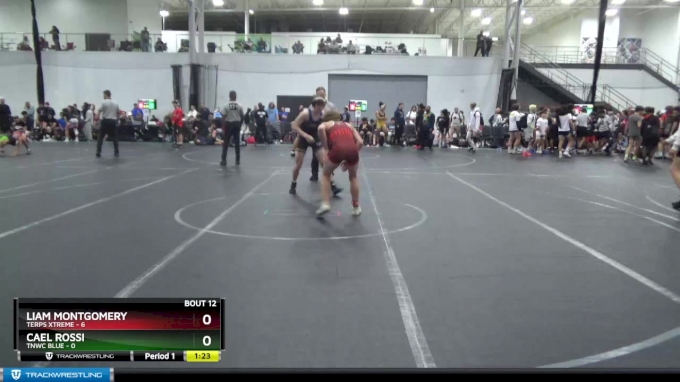 113 lbs Round 4 (6 Team) - Cael Rossi, TNWC Blue vs Liam Montgomery ...