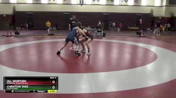 16U-3 lbs Round 1 - Christian Vass, Unattached vs Jill Worthen ...