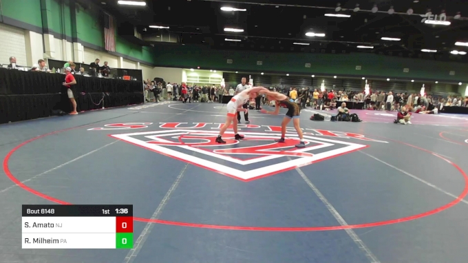 144 lbs Round Of 32 - Sonny Amato, NJ vs Reagan Milheim, PA