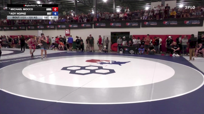 125 kg Semis - Michael Mocco, ATT/Mocco Wrestling Academy vs Koy Hopke ...
