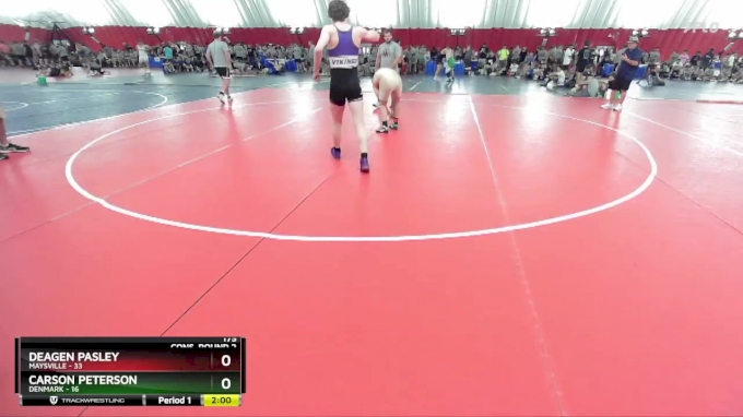 175 lbs Semis & Wb (16 Team) - Deagen Pasley, Maysville vs Carson ...