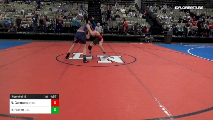 128 lbs Round Of 16 - Nick Germano, Barn Brothers vs Ryan Hucke, Miller ...