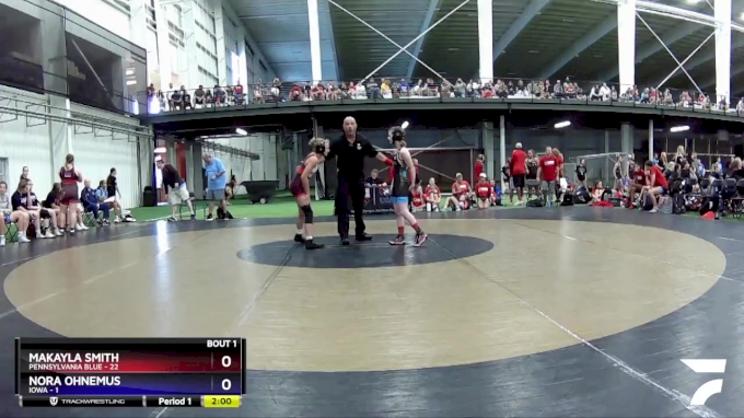 94 lbs Round 1 (6 Team) - Makayla Smith, Pennsylvania Blue vs Nora ...