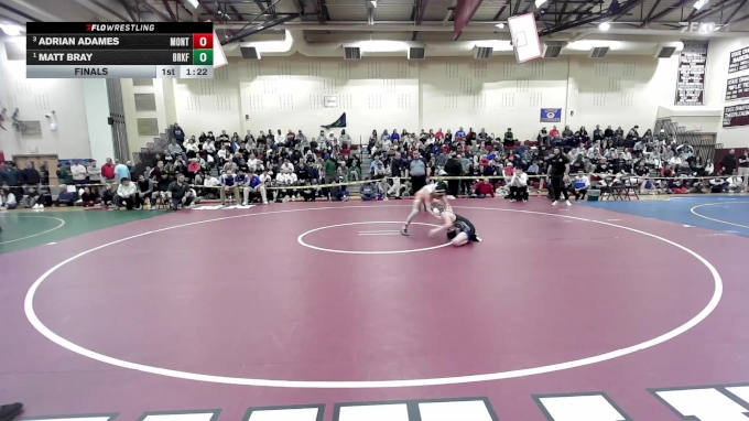 120 lbs Final - Adrian Adames, Montville/Plainfield vs Matt Bray ...