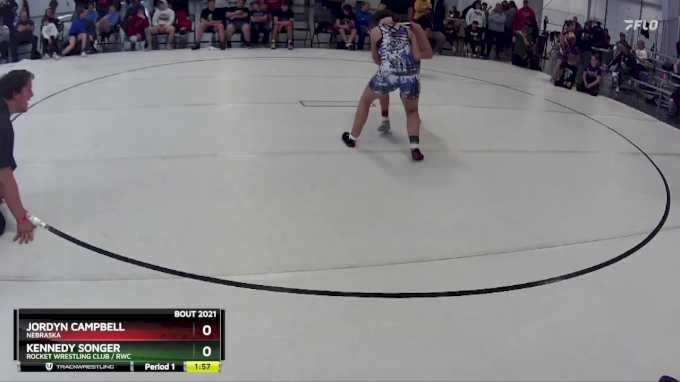133 lbs Champ. Round 1 - Jordyn Campbell, Nebraska vs Kennedy Songer ...