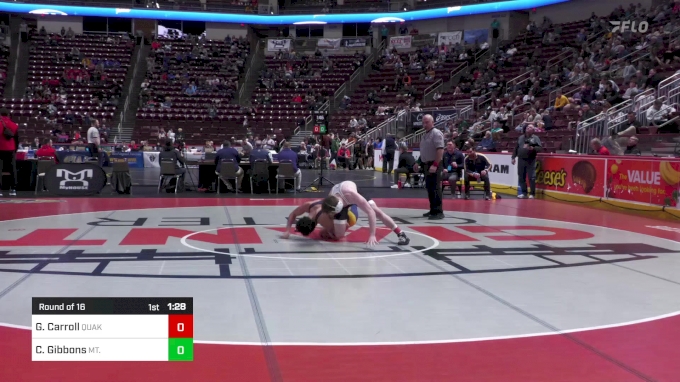 145 lbs Round Of 16 - Gavin Carroll, Quakertown vs Cole Gibbons, Mt ...