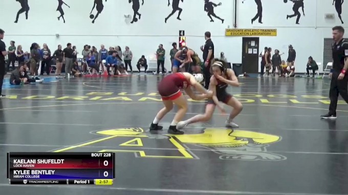 109 lbs Quarterfinal - Kaelani Shufeldt, Lock Haven vs Kylee Bentley ...
