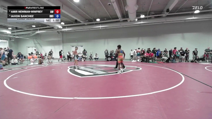 44 lbs Cons. Semis - Amir Newman-Winfrey, Immortal Athletics WC vs ...