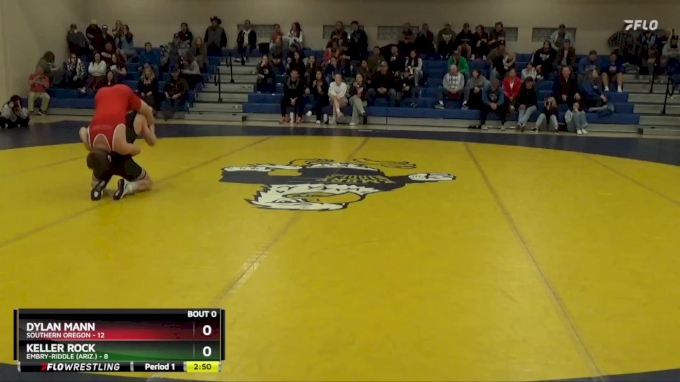 165 lbs Keller Rock, Embry-Riddle (Ariz.) vs Dylan Mann, Southern Oregon