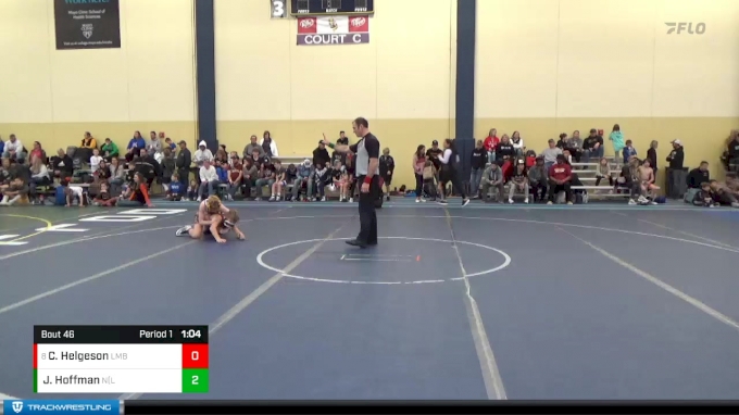 90 lbs Cons. Round 3 - Conner Helgeson, Lake Mills Bulldogs vs Jett ...