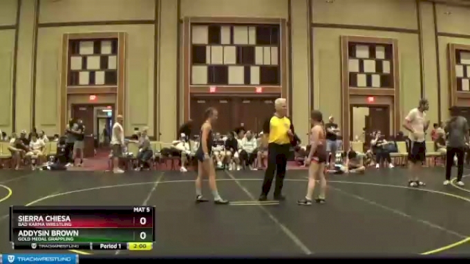 118 lbs Round 3 - Sierra Chiesa, Bad Karma Wrestling vs Addysin Brown ...