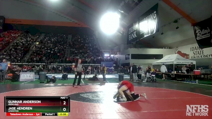 5A 132 lbs Cons. Semi - Gunnar Anderson, Highland vs Jase Hendren, Lewiston