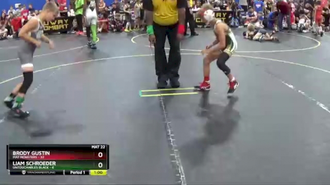 75 lbs Round 2 (4 Team) - Liam Schroeder, Untouchables Black vs Brody ...