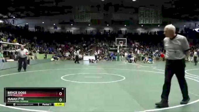 113 lbs Champ. Round 1 - Bryce Doss, New Palestine vs Isaiah Fye ...