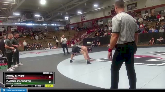 184 lbs Semifinal - Owen Butler, Indianapolis vs Damon Ashworth ...