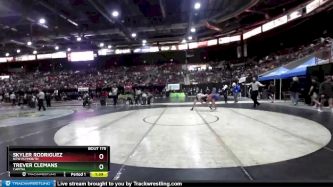 138 lbs Champ. Round 1 - Skyler Rodriguez, New Plymouth vs Trever ...