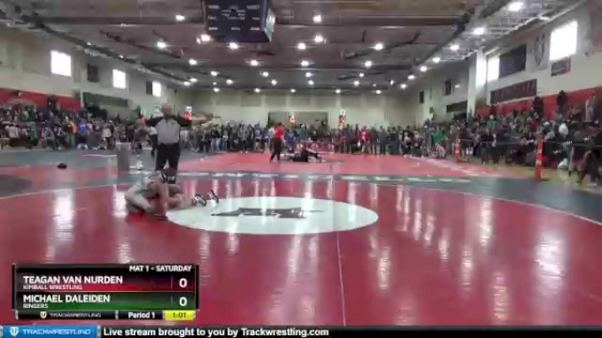 82 lbs Champ. Round 2 - Michael Daleiden, Ringers vs Teagan Van Nurden ...