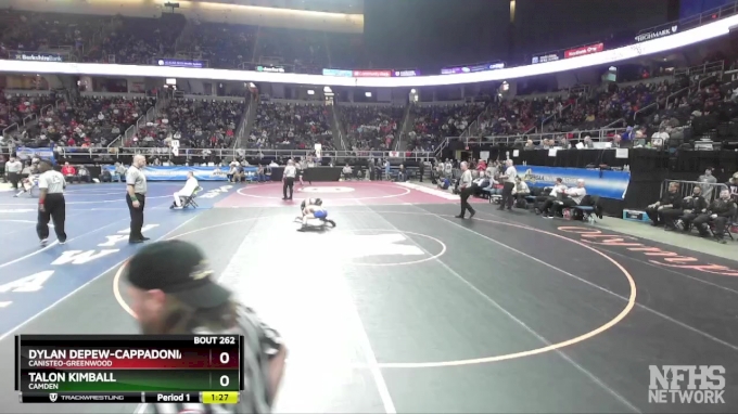 II-116 lbs Champ. Round 2 - Dylan Depew-Cappadonia, Canisteo-Greenwood ...