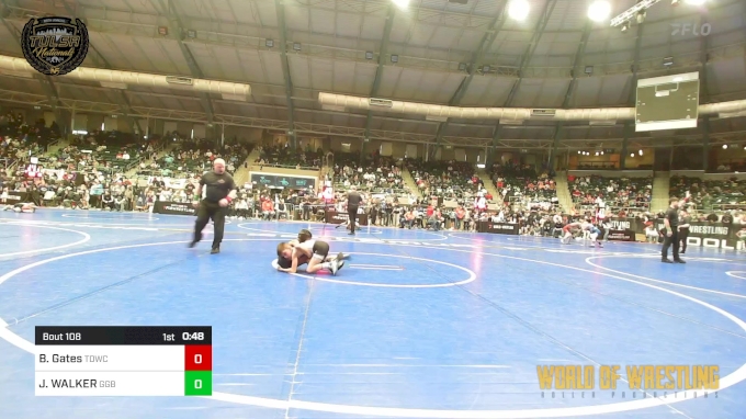 61 lbs Quarterfinal - Bryce Gates, TD Wrestling Club vs JAYCE WALKER ...