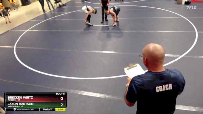 135 lbs Semis & 1st Wrestleback (8 Team) - Brecken Wirtz, Rogers vs ...