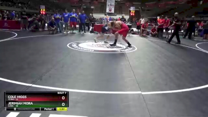 187 lbs Round 3 (6 Team) - Cole Higgs, TCWA vs Jerimiah Mora, SJWA