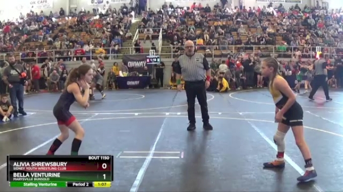 157 lbs Semifinal - Isabella Williams, Brookfield vs Jenna Ohlinger ...