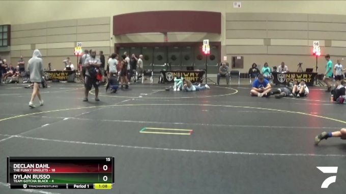 91 lbs Finals (8 Team) - Dylan Russo, Team Gotcha Black vs Declan Dahl ...
