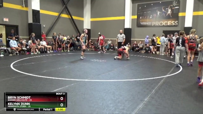 170 lbs Round 2 (4 Team) - Bryn Schmidt, Badger Girls Elite vs Kelynn ...