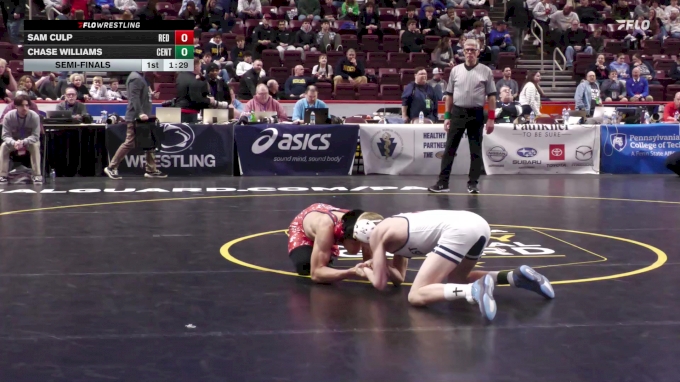 107 lbs Semifinal - Sam Culp, Red Land vs Chase Williams, Central Bucks ...