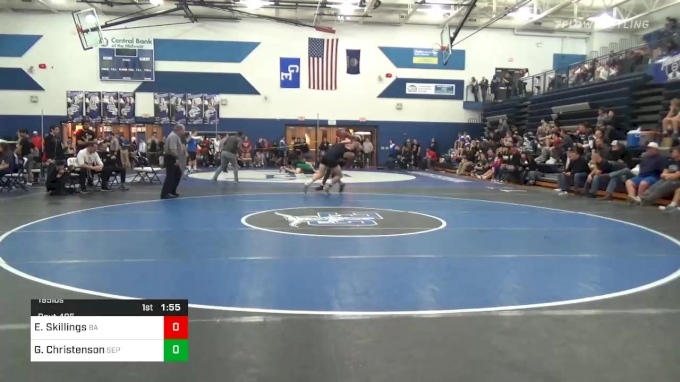 Semifinal - Emmanuel Skillings, Broken Arrow vs Gabe Christenson ...