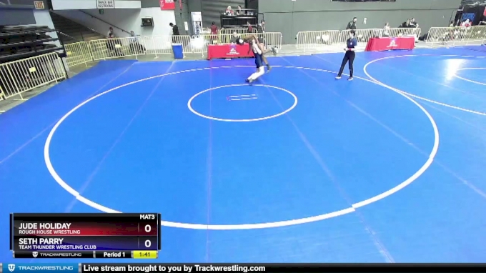145 lbs Cons. Round 6 - Jude Holiday, Rough House Wrestling vs Seth ...