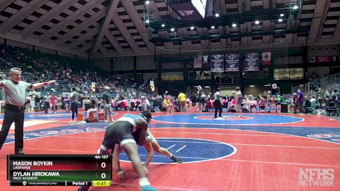 4A-157 lbs Cons. Round 2 - Mason Boykin, LaGrange vs Dylan Hirokawa ...