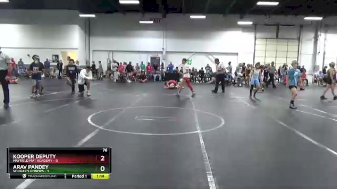 76 lbs Finals (2 Team) - Arav Pandey, Vougar`s Honors vs Kooper Deputy ...