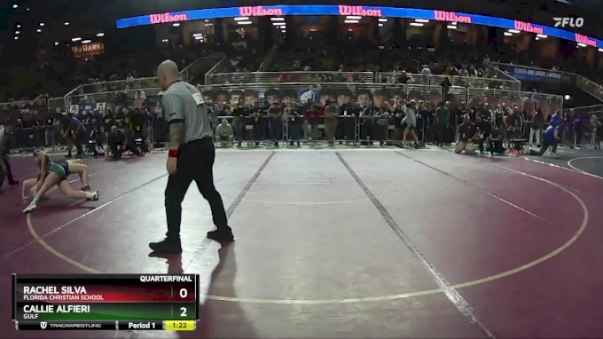 130 lbs Quarterfinal - Rachel Silva, Florida Christian School vs Callie ...