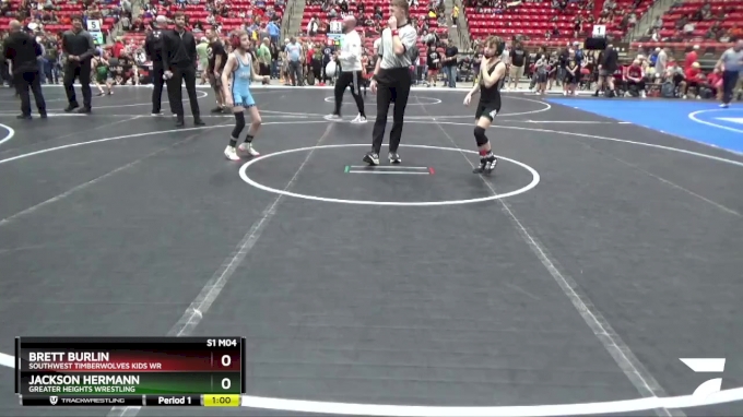67 lbs Champ. Round 1 - Jackson Hermann, Greater Heights Wrestling vs ...