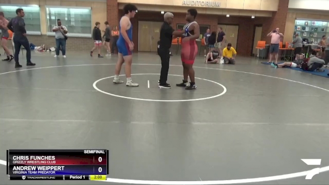 285 lbs Semifinal - Chris Funches, Grizzly Wrestling Club vs Andrew ...
