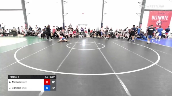 63 kg Rr Rnd 3 - Aidan Micheli, Northampton Area WC vs Jordan Soriano ...
