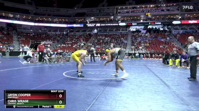2A-215 lbs Champ. Round 2 - Jaydn Cooper, Winterset vs Chris Wrage ...