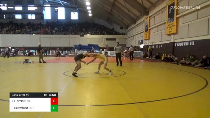 Match - Blayne Harris, Cloud County Community College vs Ethan Crawford ...