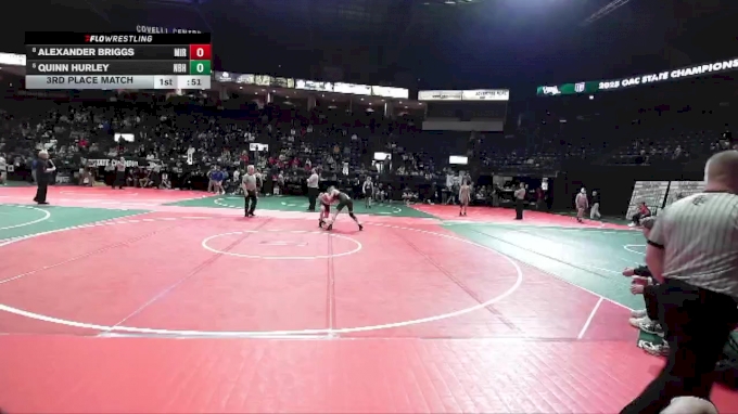120 lbs 3rd Place Match - Quinn Hurley, NBHA vs Alexander Briggs, MIRA